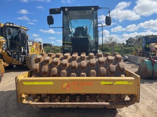 Caterpillar CP54B 12T Padfoot Roller Dry Hire & Rental: Orange Hire